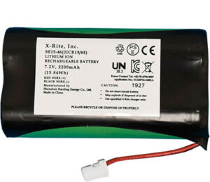 X-Rite Lithium Ion Rechargeable Battery Pack - CALibration TEChnologies ...